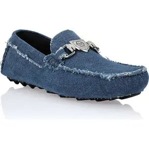 Philipp Plein Driver Denim Moccasins - Middleblue