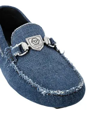 Philipp Plein Driver Denim Moccasins
