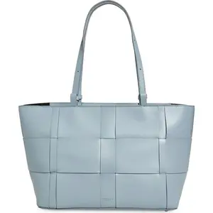 DEMELLIER The Florence Woven Leather Tote - Pacific