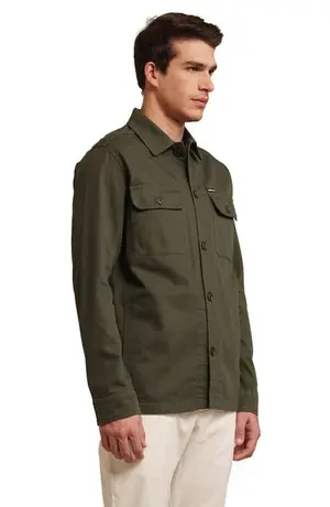 MEMBERS ONLY Cotton Twill Shirt Jacket