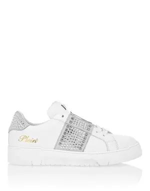 Philipp Plein Low Top Sneakers Strass Studs