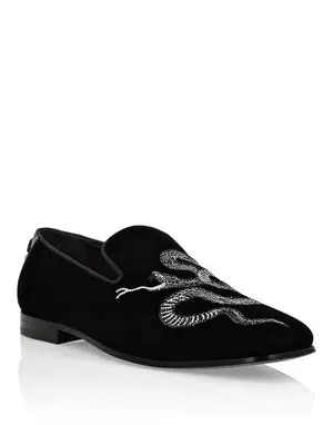 Philipp Plein Loafers Snake