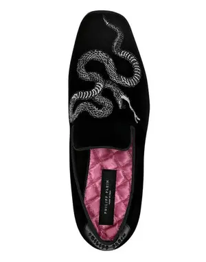 Philipp Plein Loafers Snake