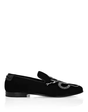 Philipp Plein Loafers Snake