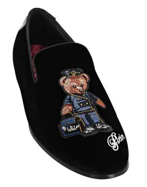 Philipp Plein Velvet Loafers Teddy Doorman