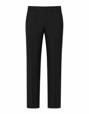 Philipp Plein Straight Fit Tailored Trousers - Black