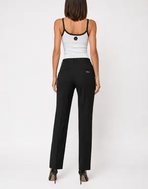 Philipp Plein Straight Fit Tailored Trousers