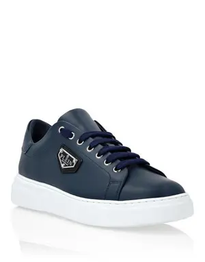 Philipp Plein Low-top Sneakers With Logo Badge