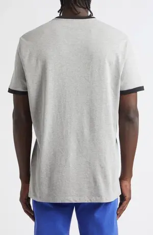 Versace Medusa Logo Ringer Graphic T-shirt