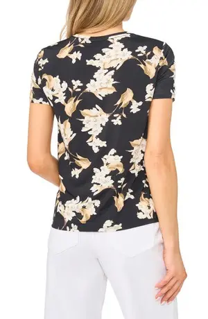 Ted Baker London Spencer Floral Short Sleeve Top