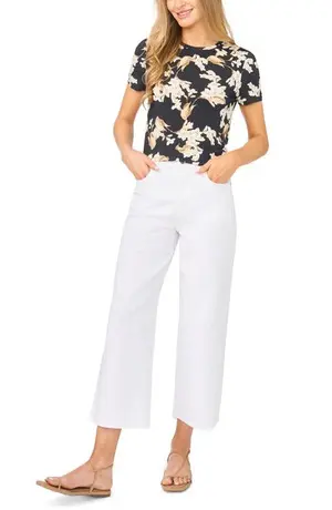 Ted Baker London Spencer Floral Short Sleeve Top