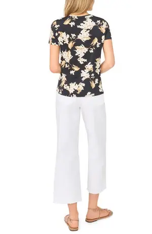 Ted Baker London Spencer Floral Short Sleeve Top