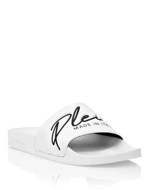 Philipp Plein Slipper Unisex White