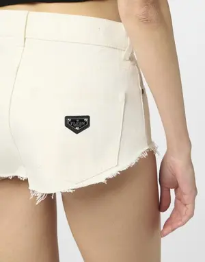 Philipp Plein Denim Hot Pants - Summersnow
