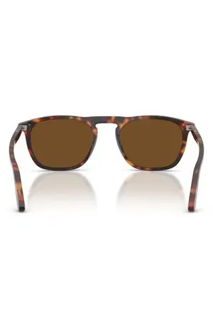 Persol Gae 55mm Polarized Square Sunglasses