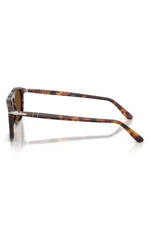Persol Gae 55mm Polarized Square Sunglasses