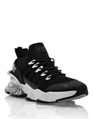 PLEIN SPORT Tiger Attack Runners - Black/white