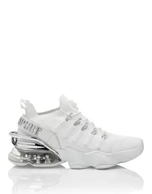PLEIN SPORT Tiger Attack Runners - White/nickel