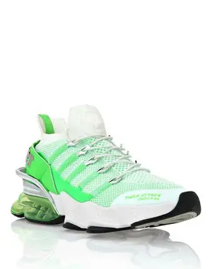PLEIN SPORT Tiger Attack Gen. X.04 Runners - White/greenfluo