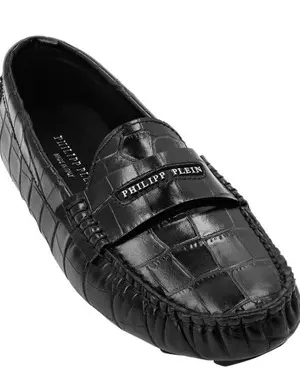 Philipp Plein Moccasins Driver Cocco - Black