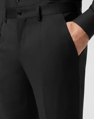 Philipp Plein Gigolò Fit" Wool Blend Trousers