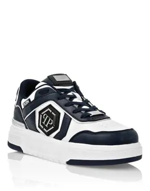 Philipp Plein Lo-top Sneakers Predator Mix Material - Darkblue