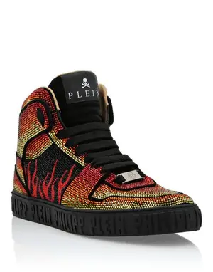 Philipp Plein Hi-top Sneakers - Black/multicolored