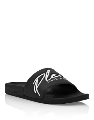 Philipp Plein Slippers - Black
