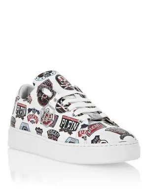 Philipp Plein Carson Patch Low-top Sneakers - White