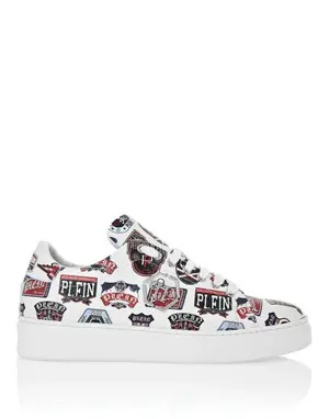 Philipp Plein Lo-top Sneakers Carson Patches - White