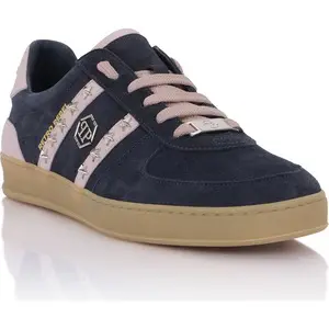 Philipp Plein Low-top Sneakers Retro Rebel Leather - Darkblue