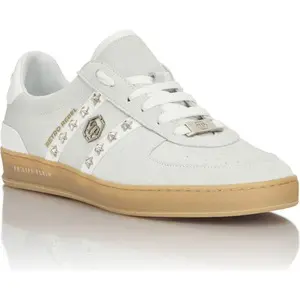 Philipp Plein Low-top Sneakers Retro Rebel Leather - White