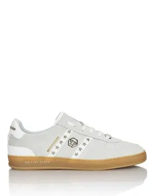 Philipp Plein Low-top Sneakers Retro Rebel Leather - White