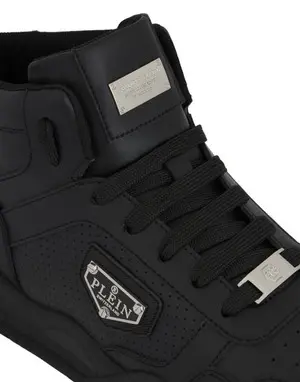 Philipp Plein Mid-top Sneakers - Black/black
