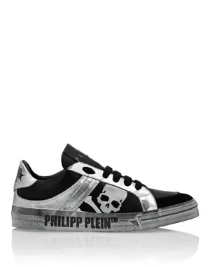 Philipp Plein Lo-top Leather Sneakers Retrokickz Tm