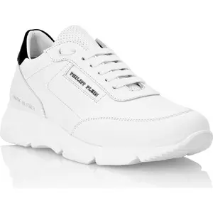 Philipp Plein Leather Low-top Sneakers - White