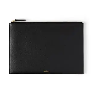 Mulberry Zipped Flat Pouch