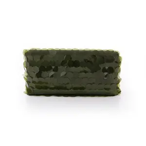 Badgley Mischka Kit Payette Sequin Envelope Clutch - Olivine