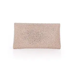 Badgley Mischka Juliet Mixed Crystal Envelope Clutch - Champagne
