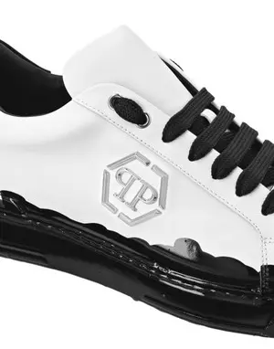Philipp Plein Nappa Leather Low Top Sneakers Carson Paint