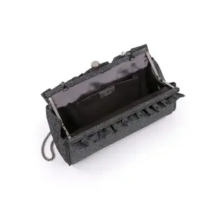 Badgley Mischka Ria Sparkle Jacquard Clutch