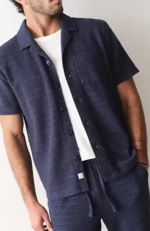 Marine Layer Hugo Jacquard Resort Shirt
