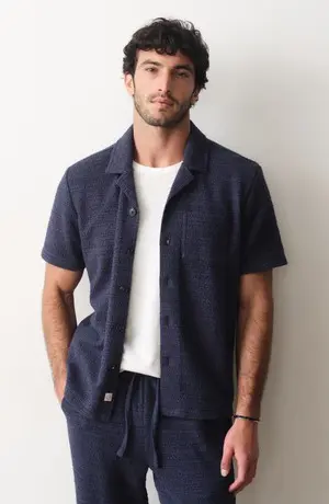 Marine Layer Hugo Jacquard Resort Shirt