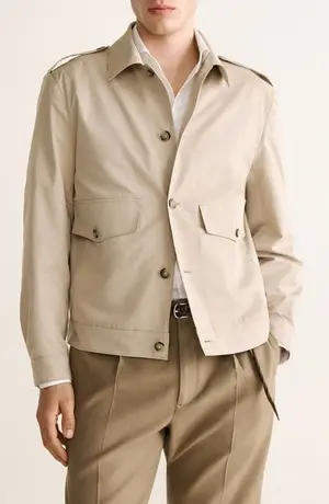Mango Cotton & Silk Jacket