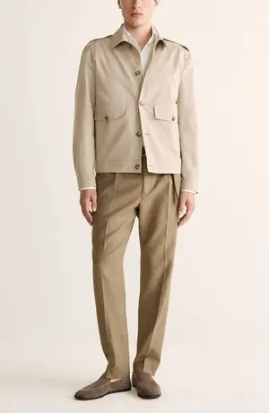 Mango Cotton & Silk Jacket
