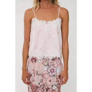 CRAS Everly Lace Trim Camisole Top