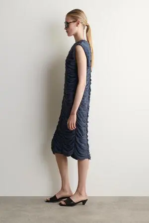 Cos Gathered Paneled Dress