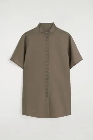 Cos Fluid High-collar Shirt