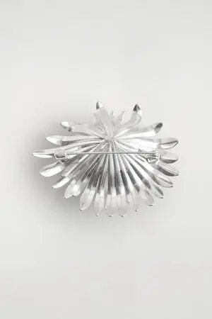 Cos Abstract Floral Brooch