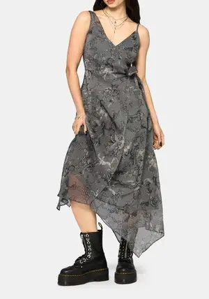 DISTURBIA Merunicorn Enchanted Forest Midaxi Dress
